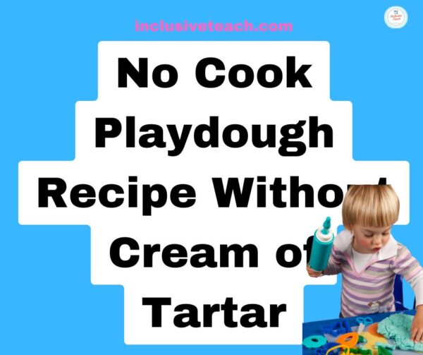 No Cook Playdough Recipe Without Cream of Tartar - Asha Modern School