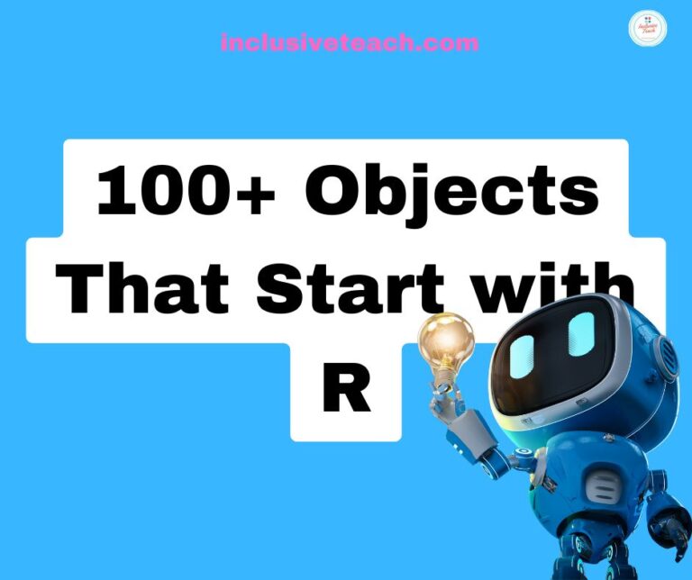 100+ Objects That Start with R - Asha Modern School