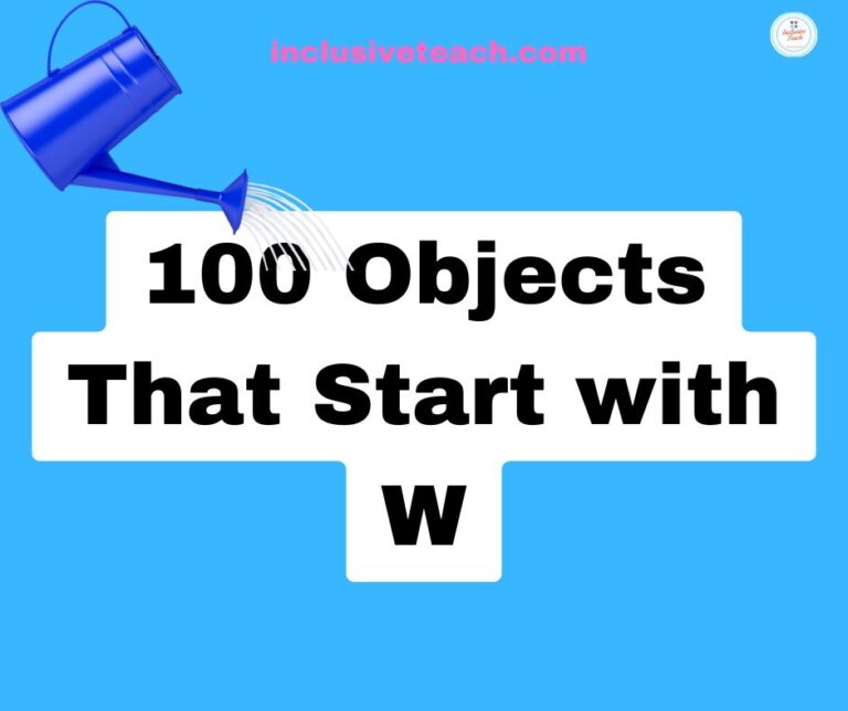 100+ Objects That Start with W – Phonics and EYFS Learning - Asha ...