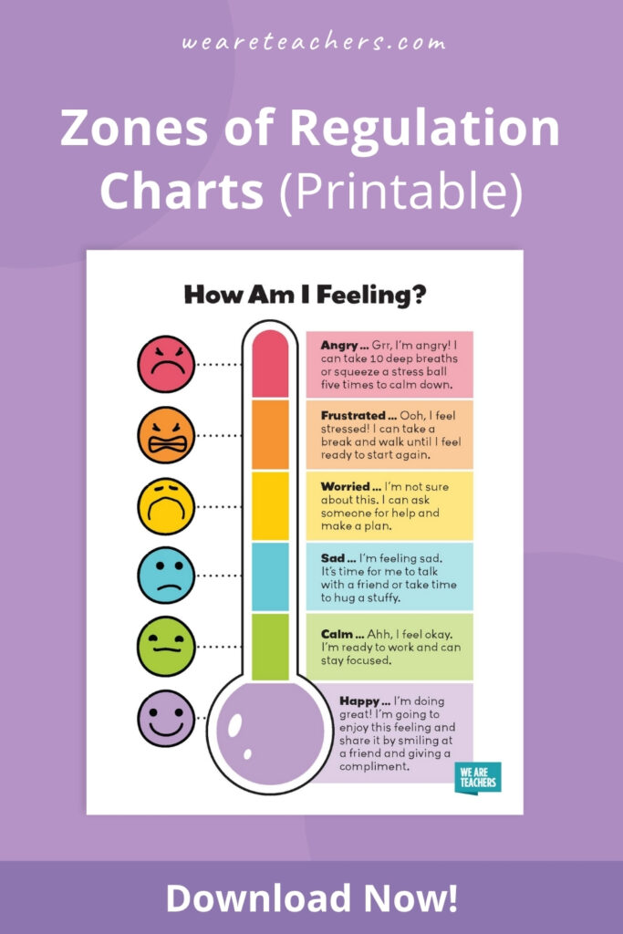Free Zones of Regulation Charts - Asha Modern School